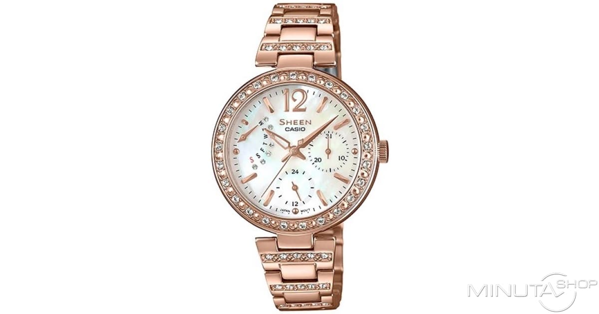 Купить часы Casio SHEEN SHE-3043PG-7A [7AER] - цена на Casio SHE-3043PG ...