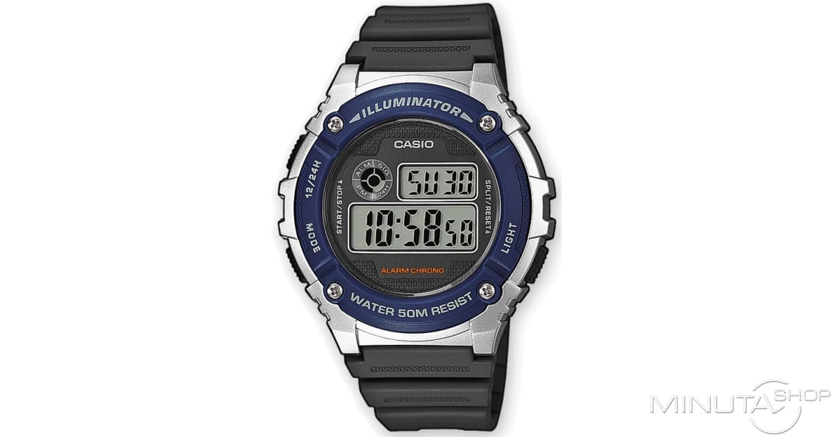 Купить часы Casio W 216h 2a [2avef] цена на Casio Collection W 216h 2a [2aef] в Minutashop